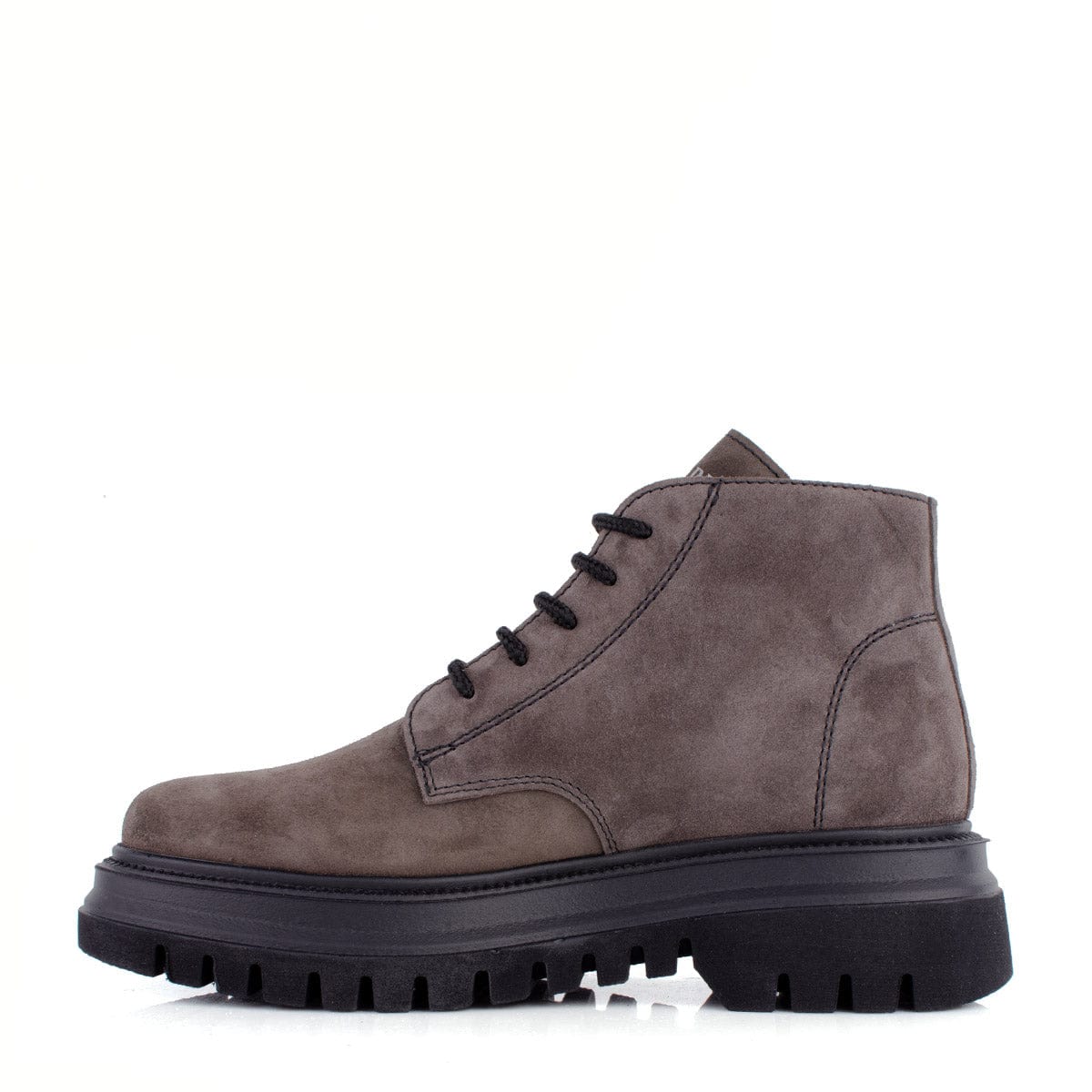 Women's suede boots in gray w381 | Daris shoes – darisshoes